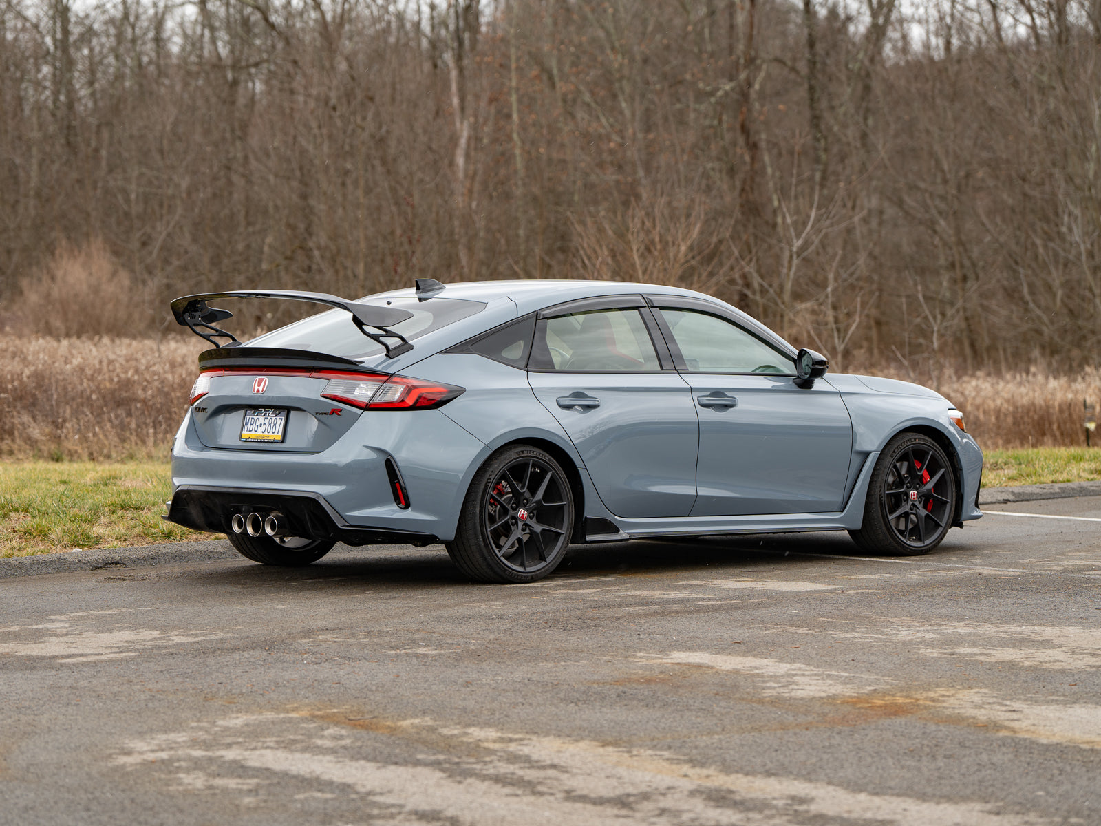 2023+ Honda Civic Type-R FL5 Wing Risers | PRL Motorsports