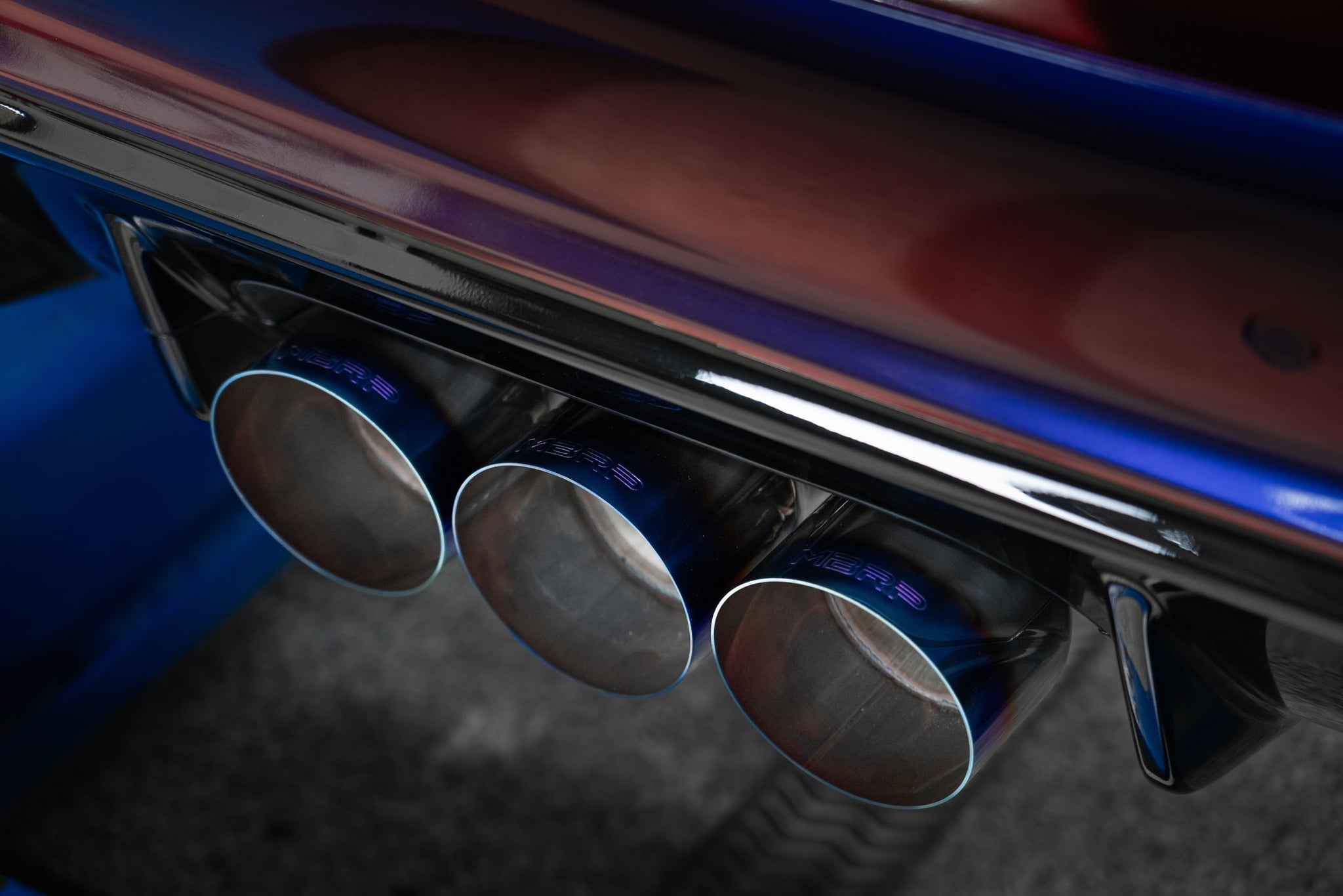 MBRP 2023+ Honda Civic Type-R FL5 Triple Center Exhaust w/ Burnt End T ...