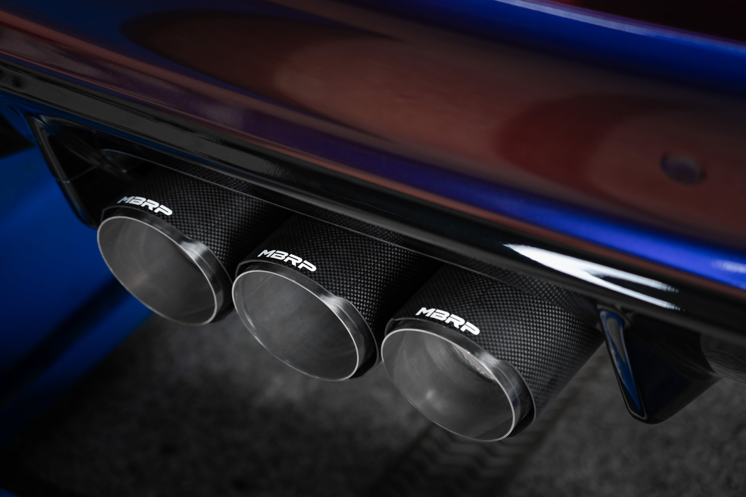 MBRP 2023+ Honda Civic Type-R FL5 Triple Center Exhaust w/ Carbon Tips ...