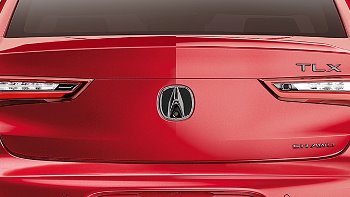 Genuine Acura 2021+ TLX Rear Emblem, Black Chrome A-Mark "Acura" | PRL ...