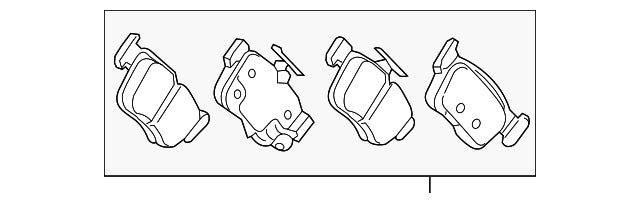 Genuine Honda 2020-2021 Honda Civic Type-R FK8 Rear Brake Pads | PRL ...