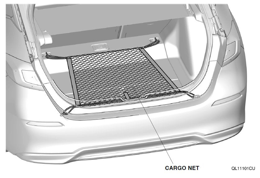 Genuine Honda 2022+ Civic Hatchback & Type-R Trunk Cargo Net | PRL ...