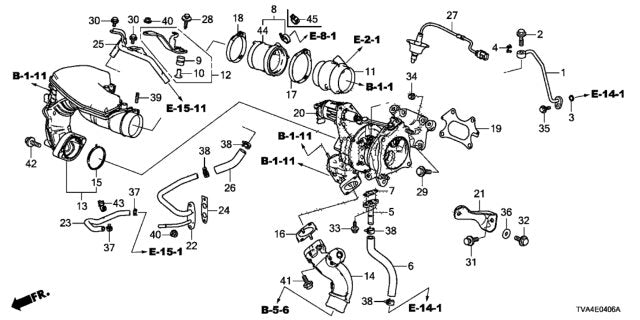 Genuine Honda Oxygen (O2) LAF Sensor 36531-6B2-A01 | PRL Motorsports