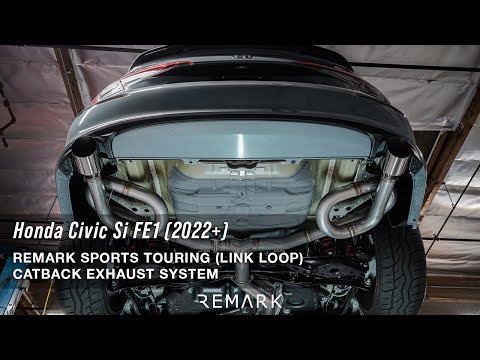 Remark 2022, 2023 Honda Civic Si Link Loop Exhaust | PRL Motorsports